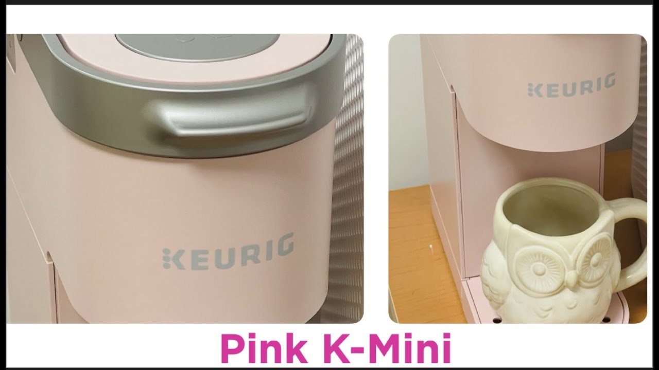 Pink Mini Keurig and coffee space decor - YouTube