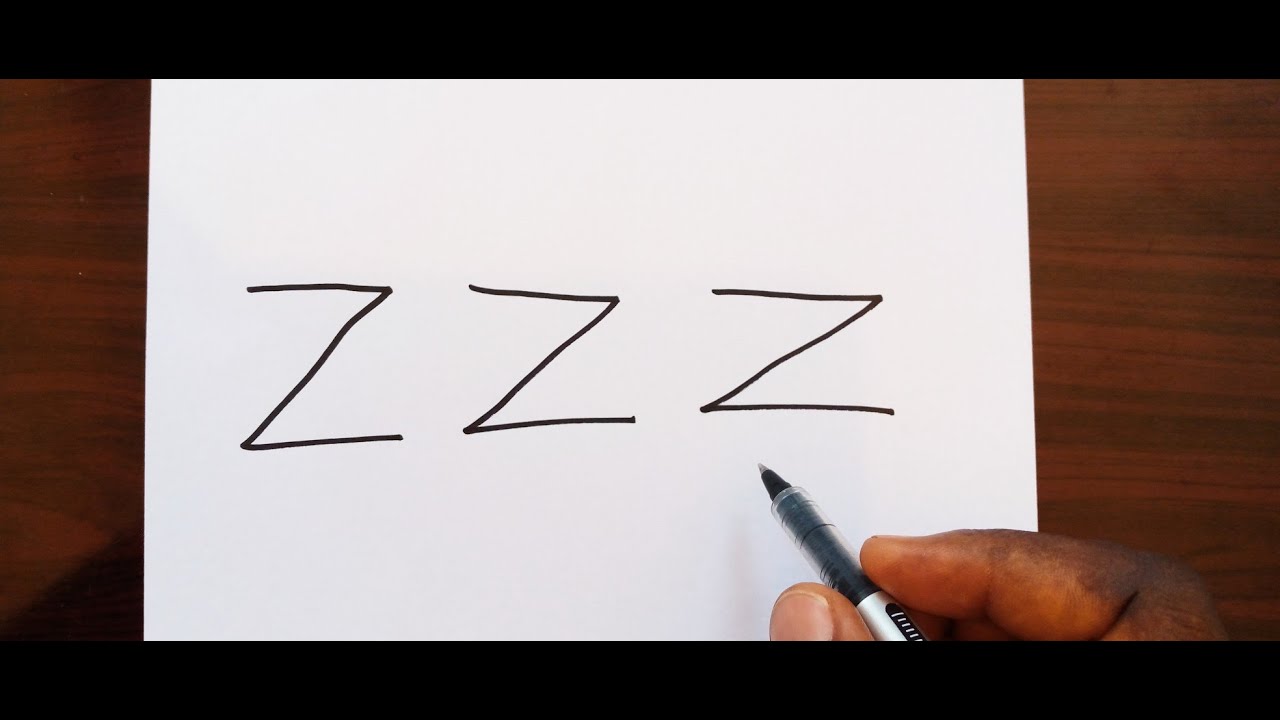 DRAW A SIMPLE CAR WITH ZZZ - YouTube
