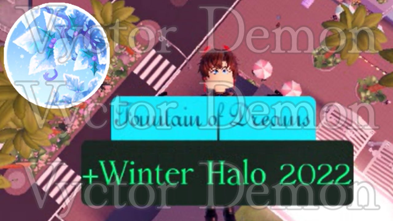 I won the winter 2022 halo | Halo review | Royale High - YouTube