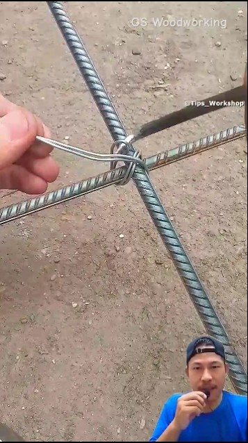 Binding Wire Hook Tools Tips 🎣#construction #work #tools #tips - YouTube