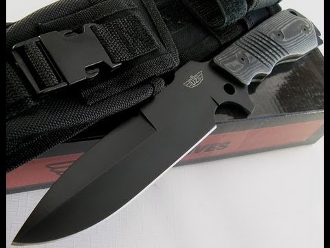 UZI Tactical Knife Review - 12 1/4 inches long - YouTube