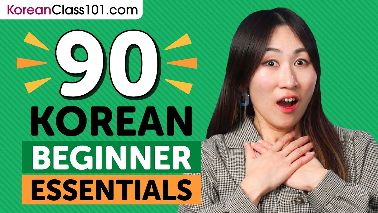 Learn Korean: 90 Beginner Korean Videos You Must Watch - YouTube