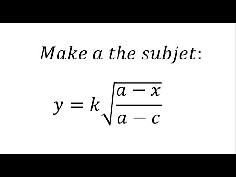 Make a the subject - YouTube