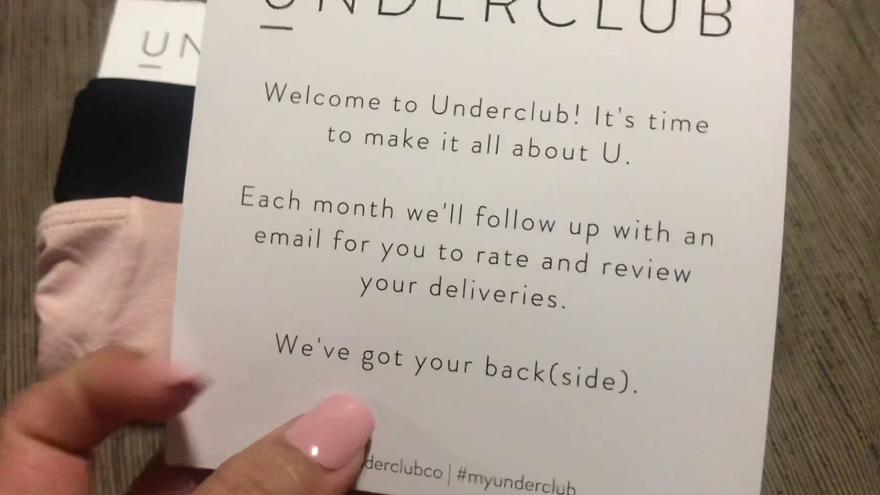 Underclub underwear subscription 1st unboxing - YouTube