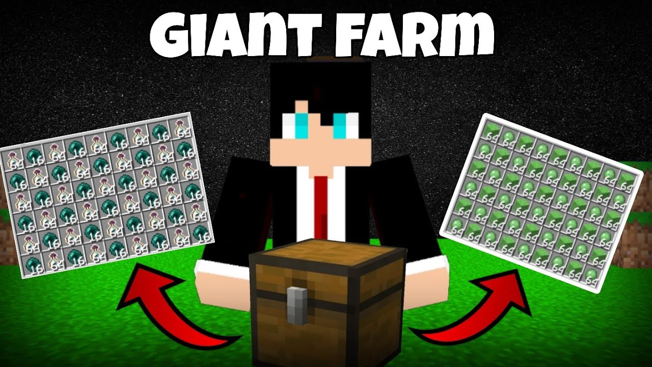 Two Minecraft giant farm [1.20/1.21] for Minecraft (Java/Bedrock) 🔥🔥🔥 ...