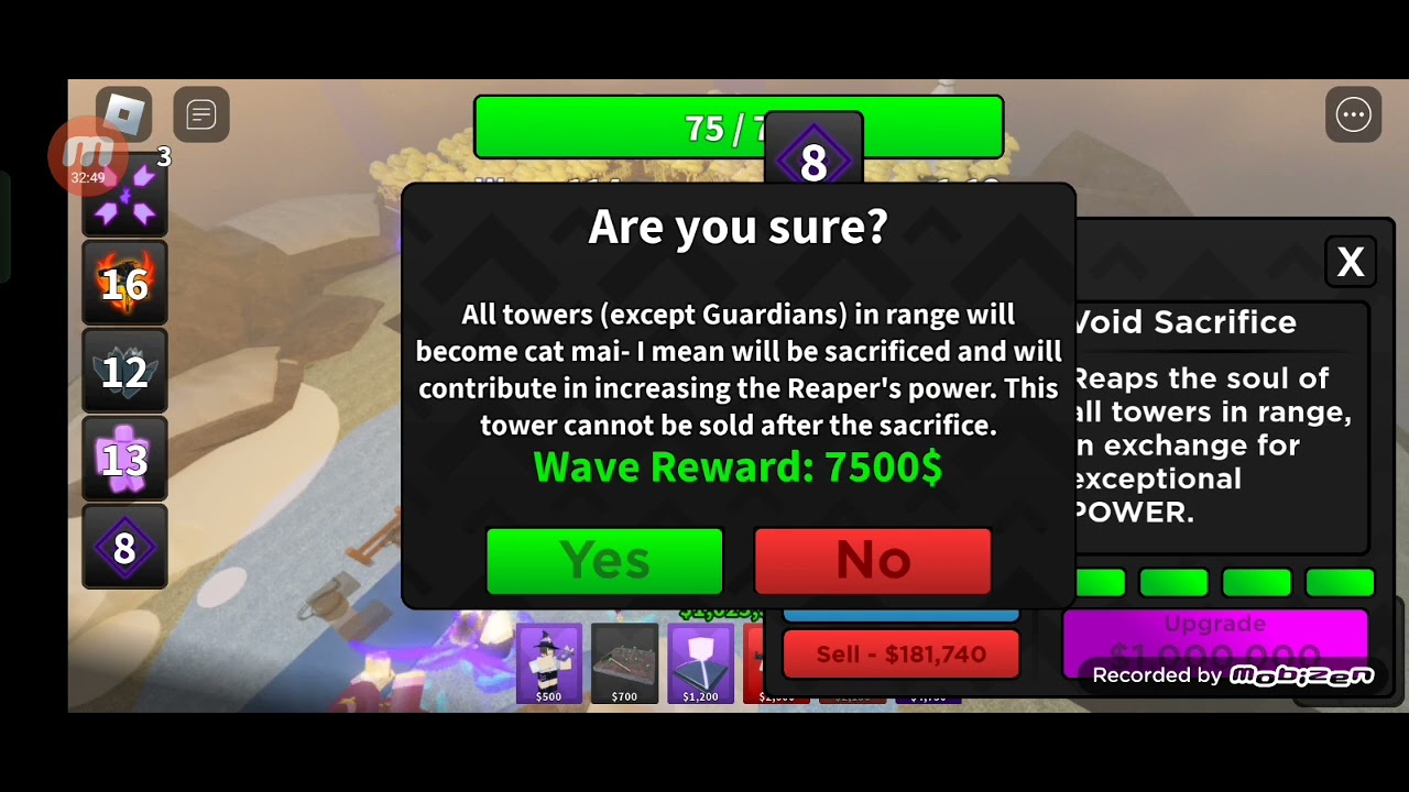 Reaper is overpowered. (Arena Tower Defense from Roblox) - YouTube