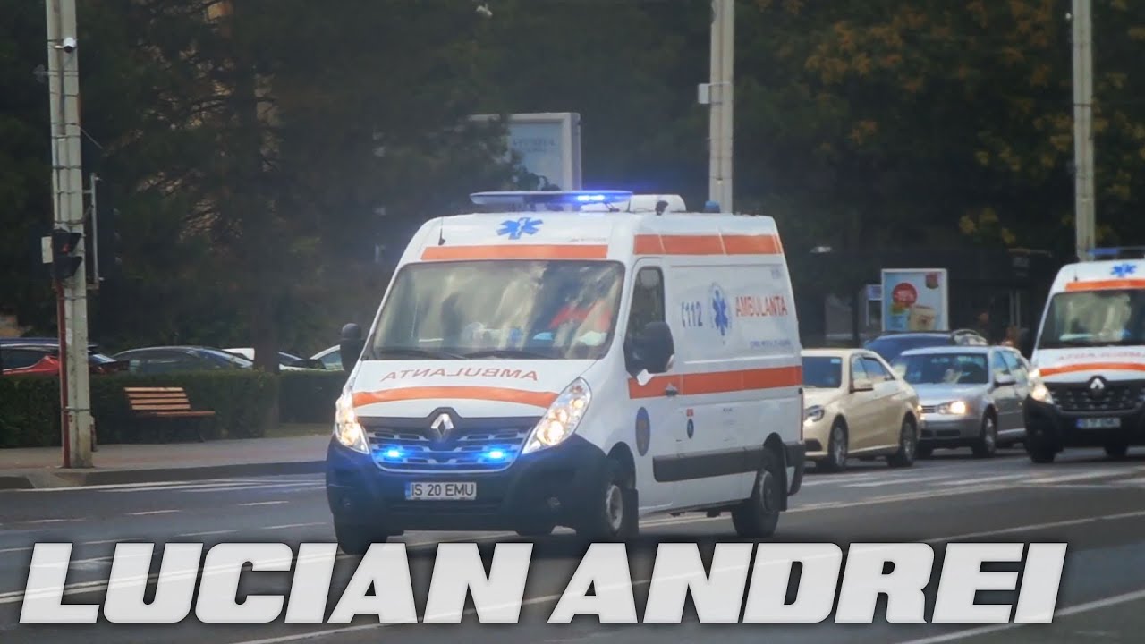 Ambulanta SAJ B1/B2 Echipaj Medical de Urgenta (wail + yelp) - YouTube