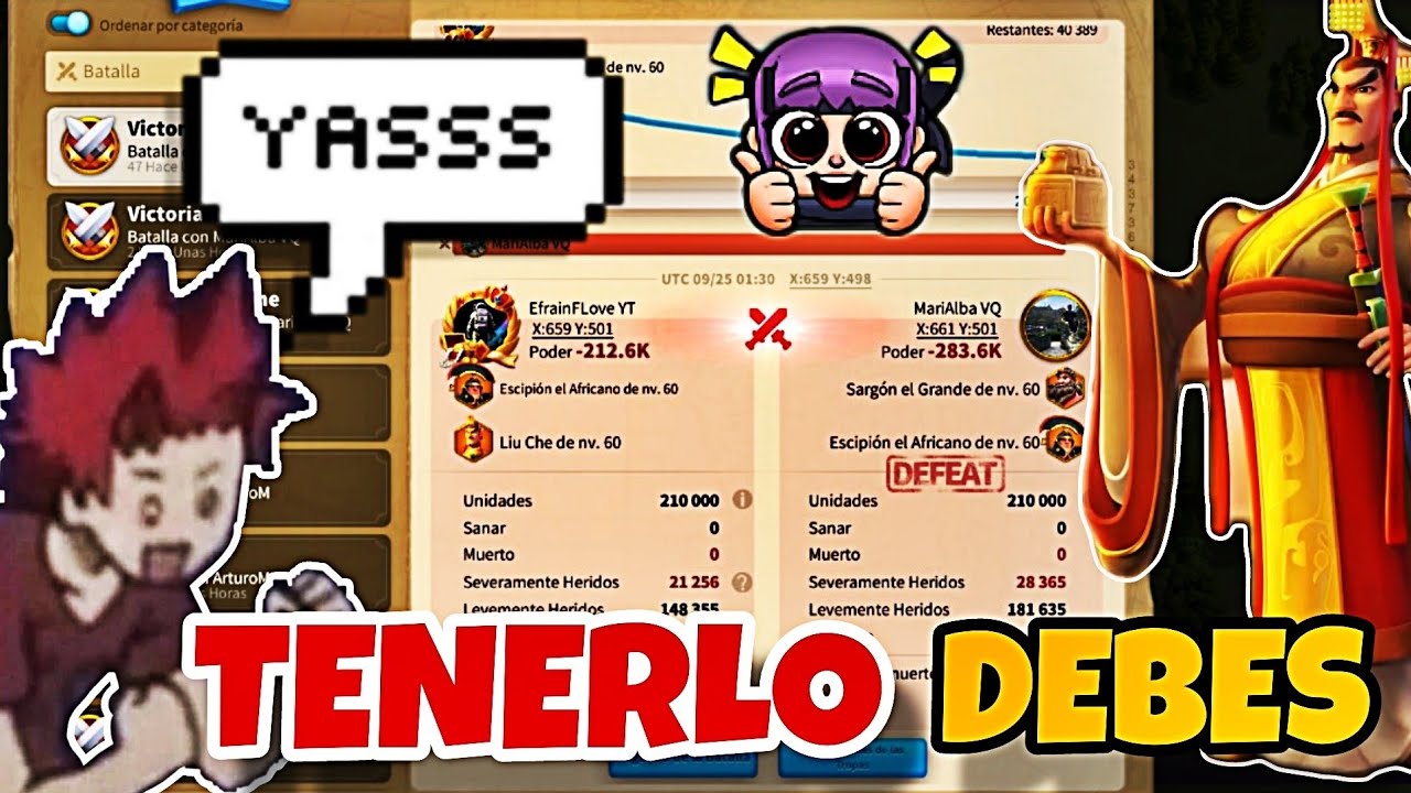 YESSS!!! DEBES CONSEGUIRLO - LIU CHE - RISE OF KINGDOMS - YouTube