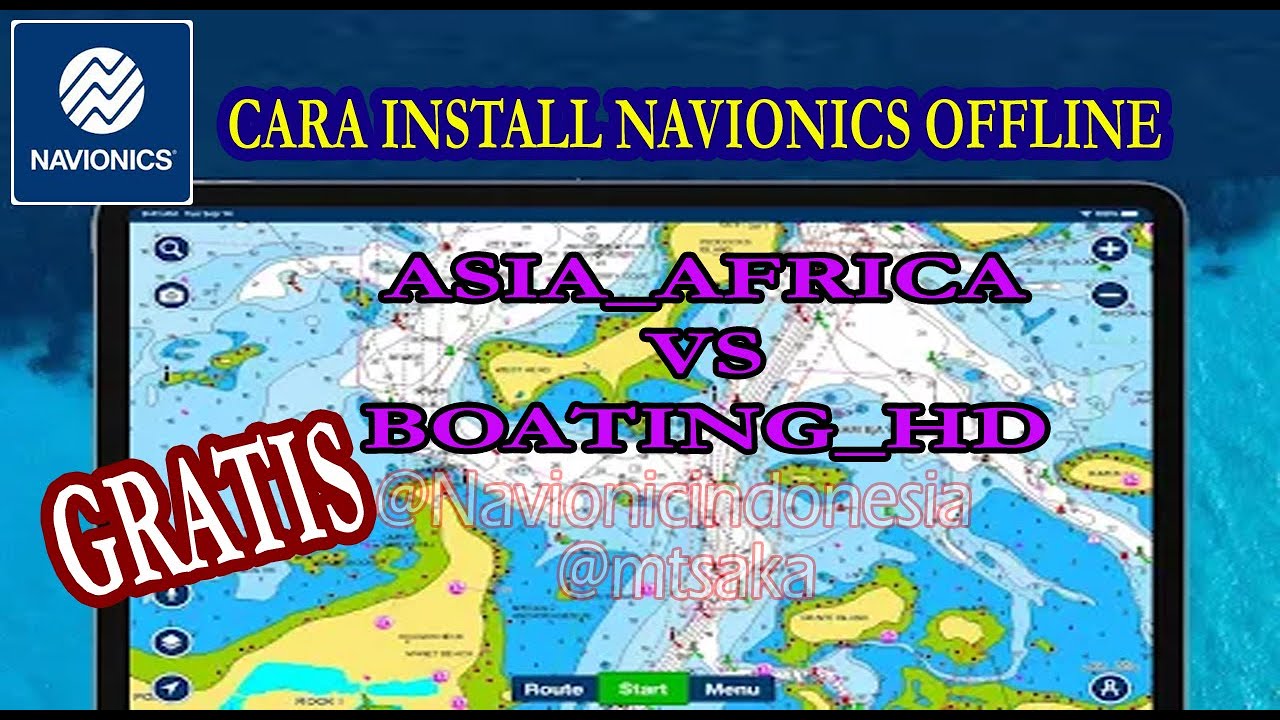 CARA INSTALL APLIKASI BOATINGHD DAN ASIA AFRICA NAVIONIC OFFLINE ...