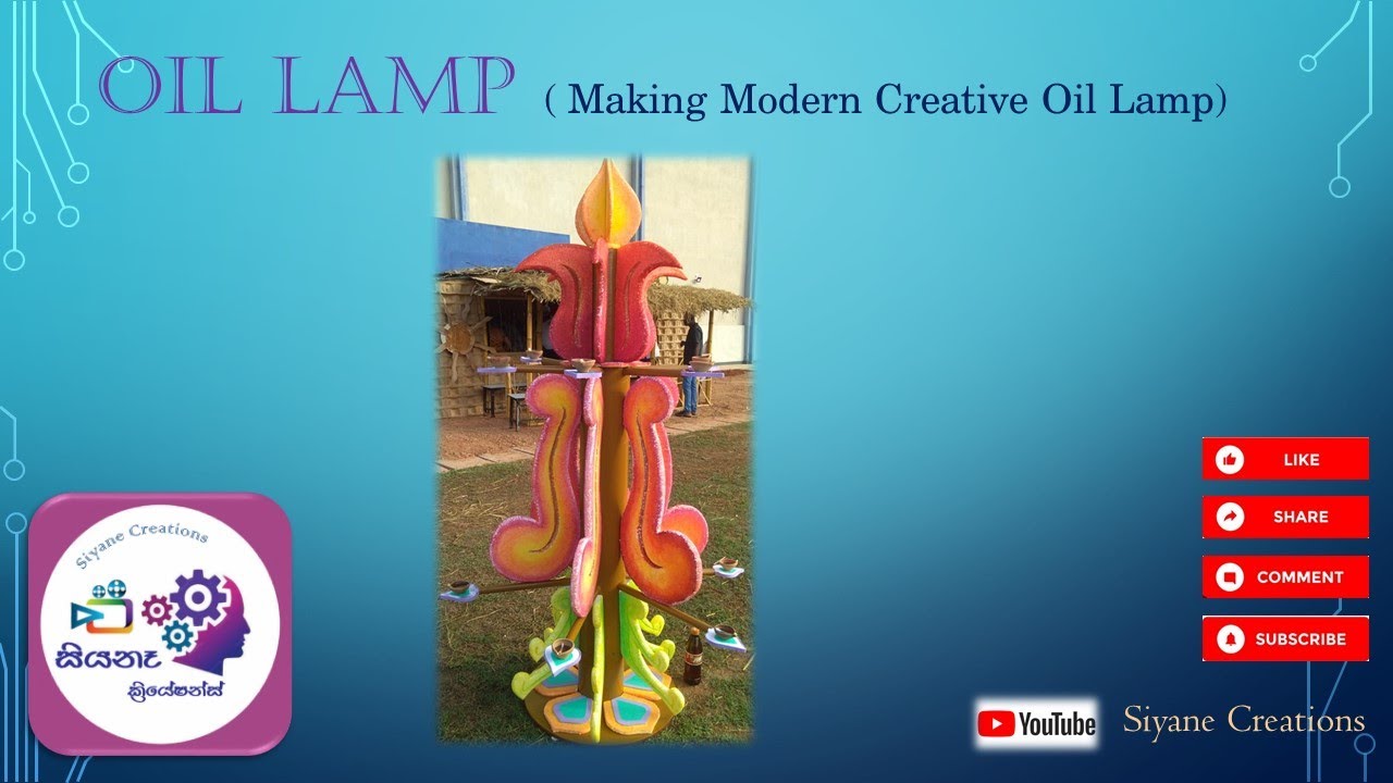 Oil Lamp - Modern creative oil lamp - YouTube