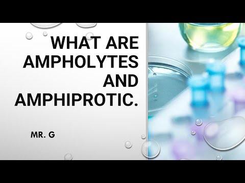 What is an ampholyte. - YouTube