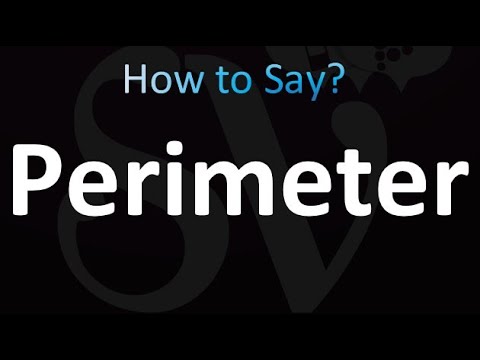 How to Pronounce Perimeter (correctly!) - YouTube