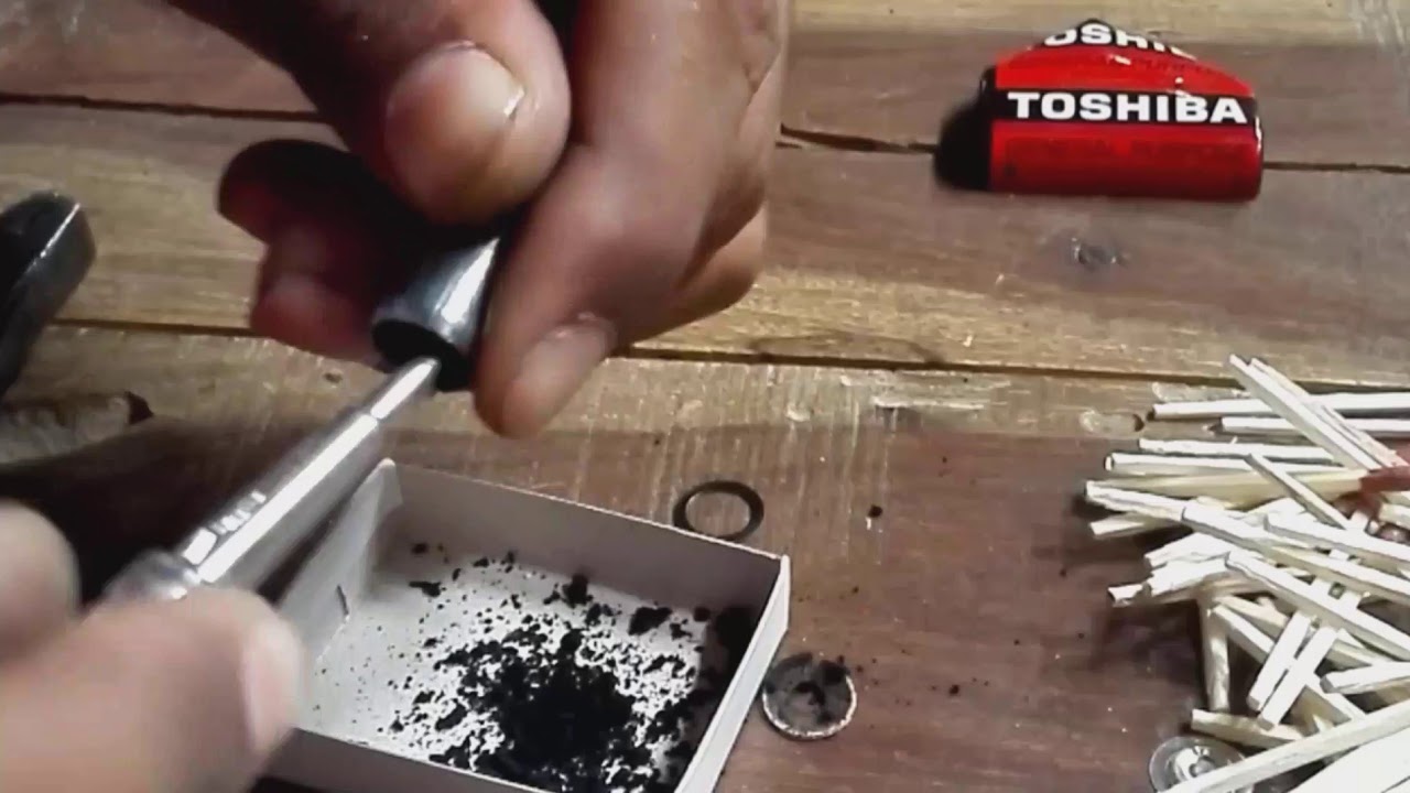 electric cell bomb making - YouTube