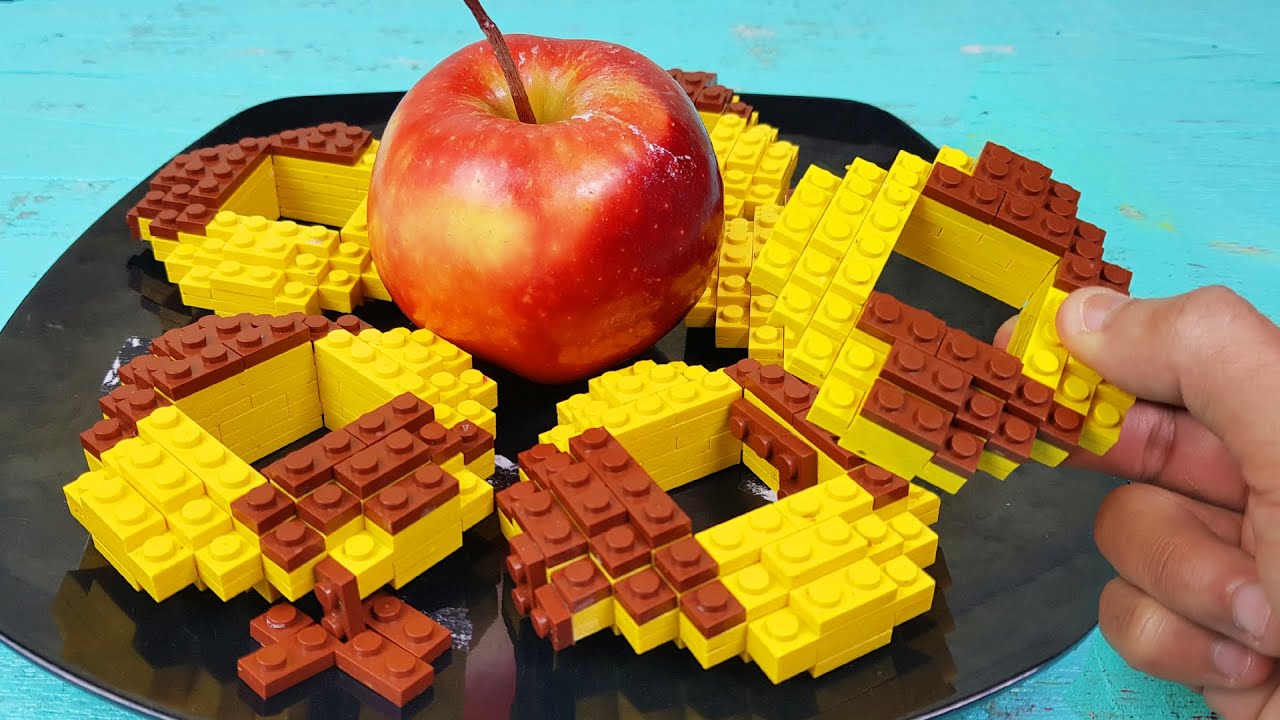 Lego Fried Apple Pies - Lego In Real Life | Stop Motion Cooking & ASMR ...