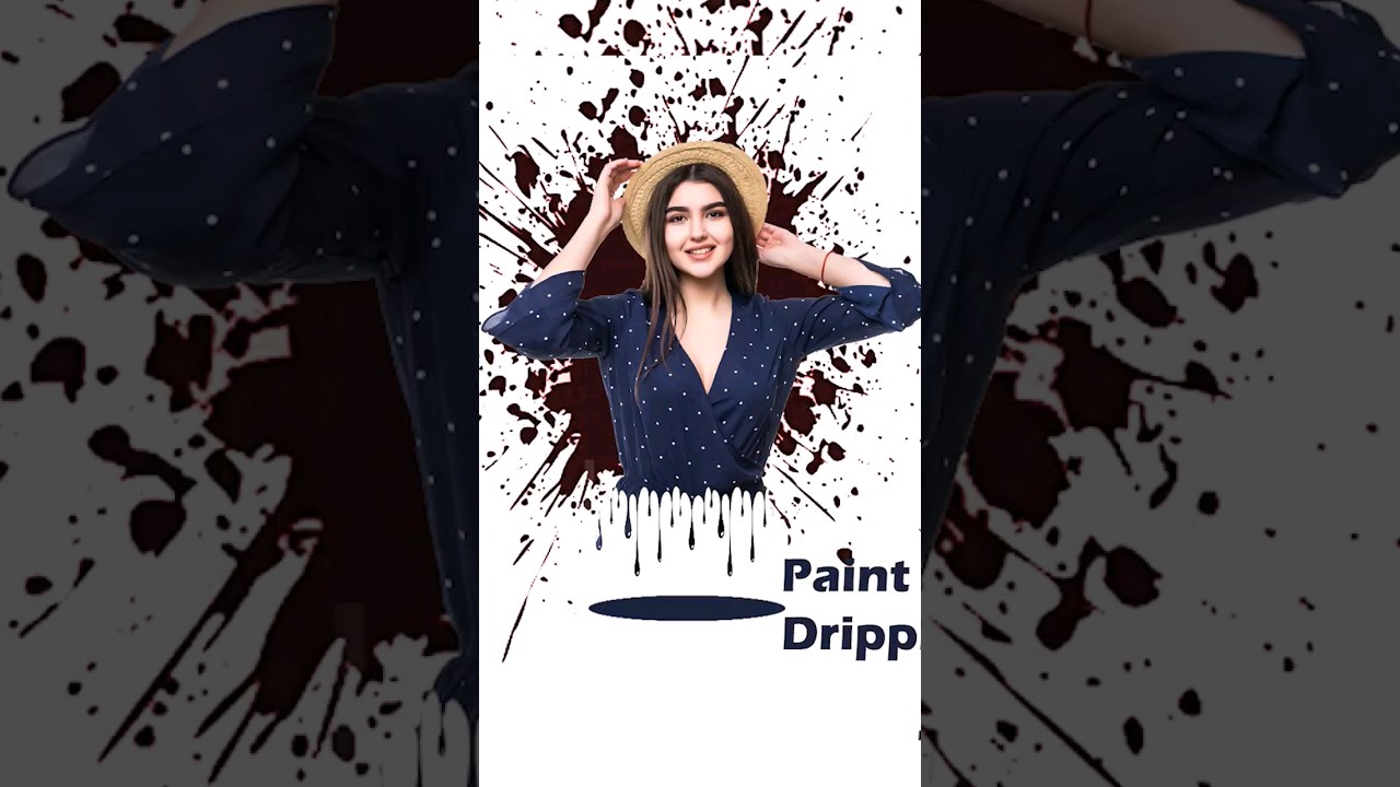 Dripping Effect Photoshop Tutorial #shorts - YouTube