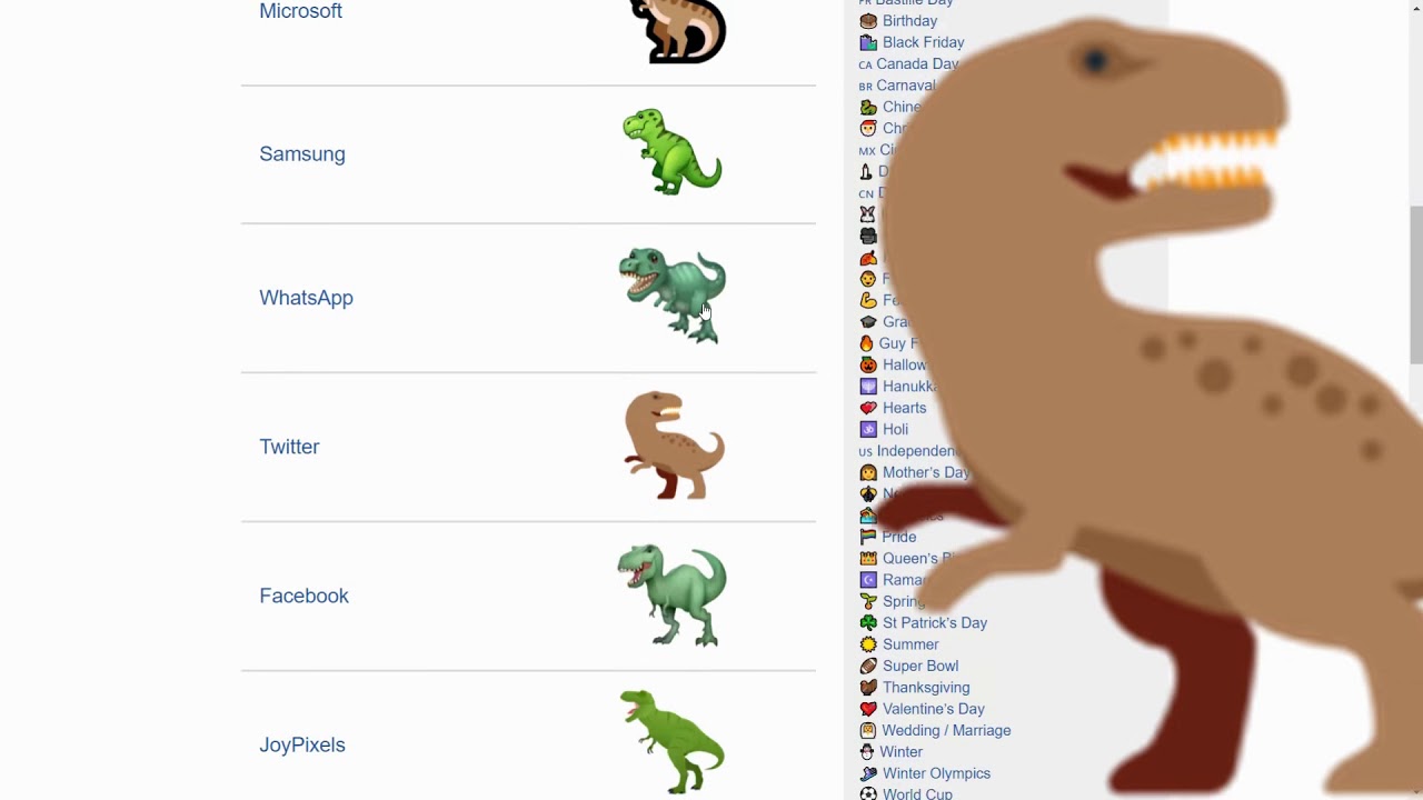 Mixed Emoji 60 - Untamed 🦌🦡🦕🦖🦜🐸🦢🦝🦗🦙 - YouTube