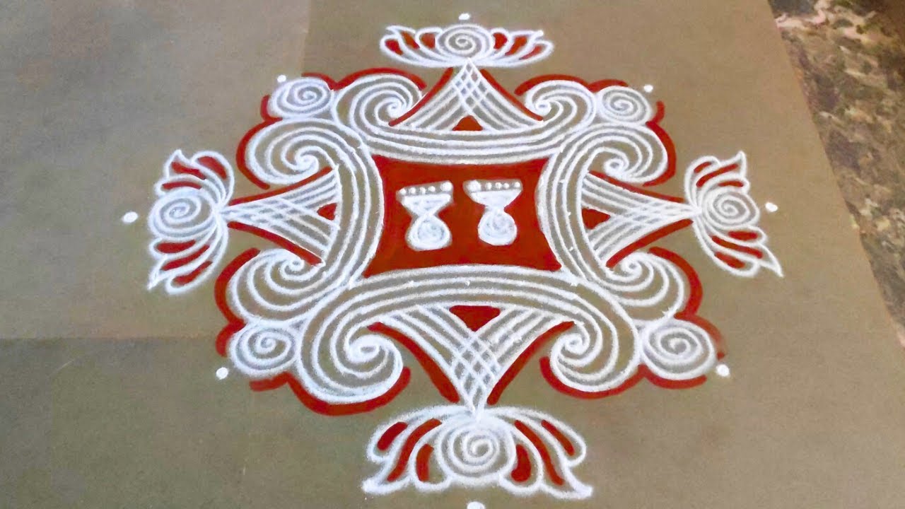 Krishna Jayanthi special Krishna Padam kolam| Aavani masam kolam ...