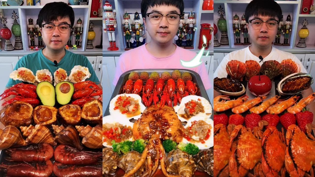 ASMR food eating show | Food challenge 003 ( ASMR Eating Show🍜,Fat Meat ...