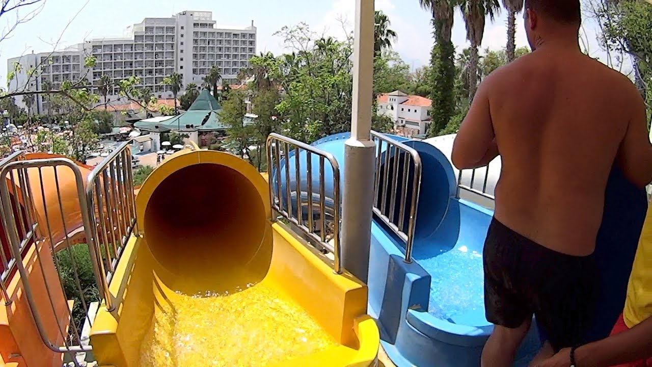 Windigo Water Slide at Aqualand Antalya - YouTube
