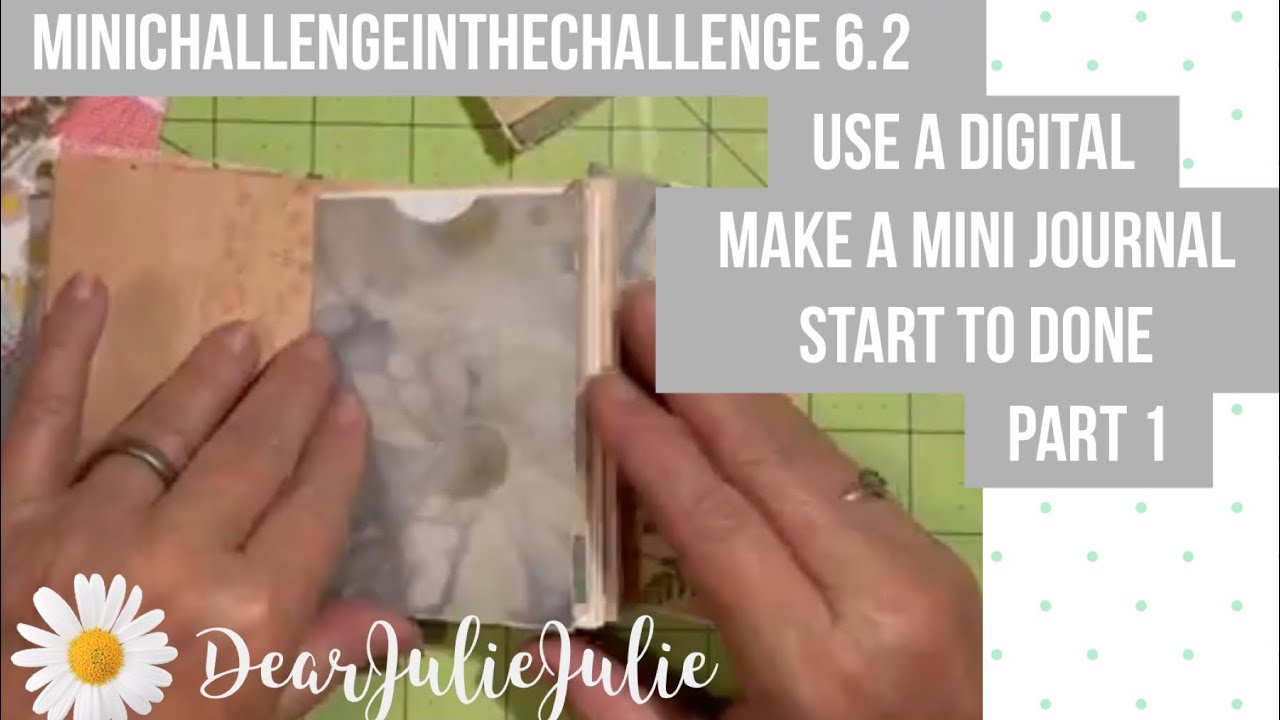 Mini journal - start 2 done so easy using mini journal digi kit - YouTube