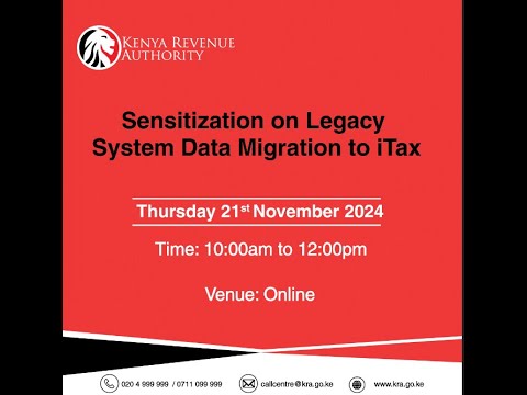 Sensitization of Legacy System Data migration to iTax - YouTube