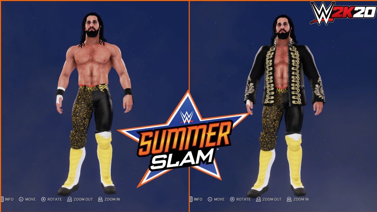 WWE 2K20: Seth Rollins - SummerSlam 2021 Attire - YouTube