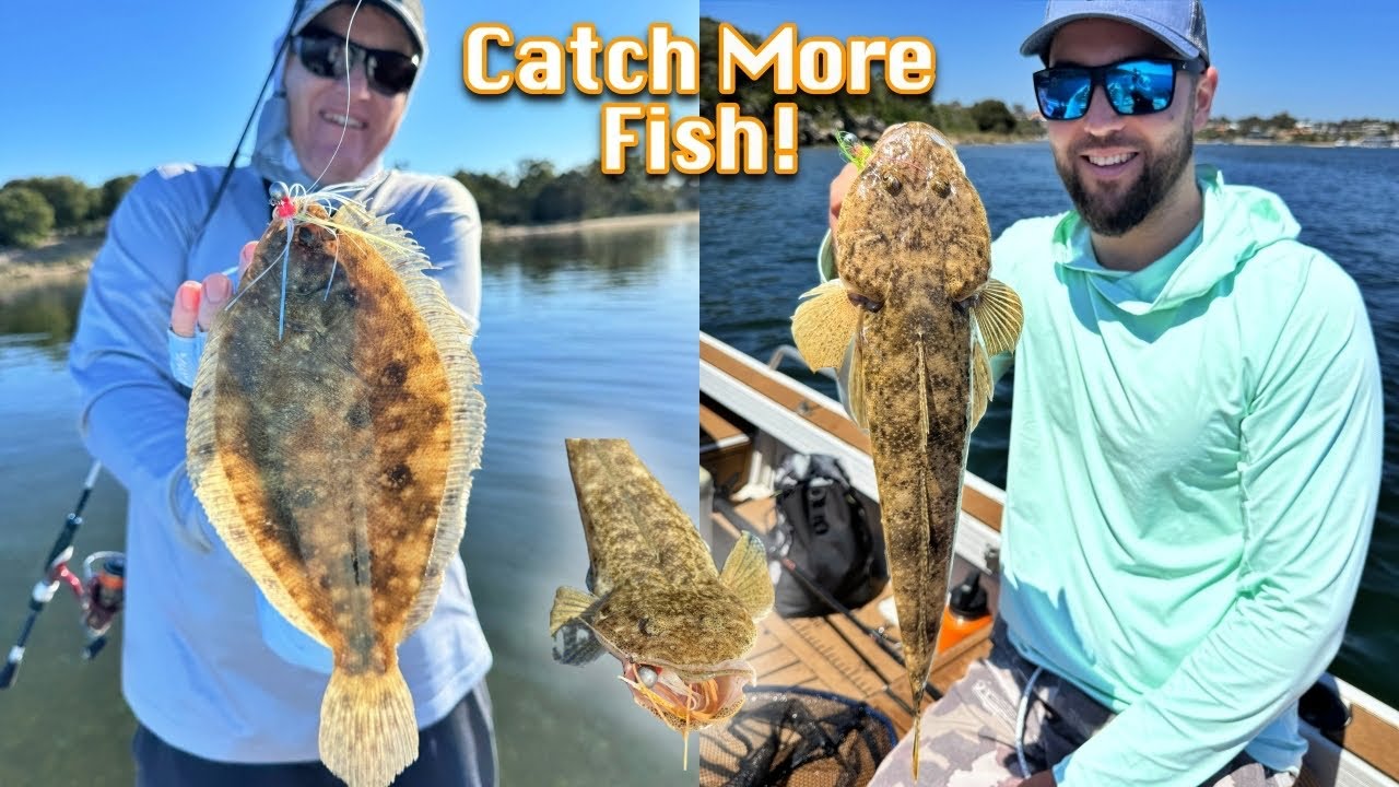 Catch MORE Flathead & Flounder + Underwater Footage! - YouTube