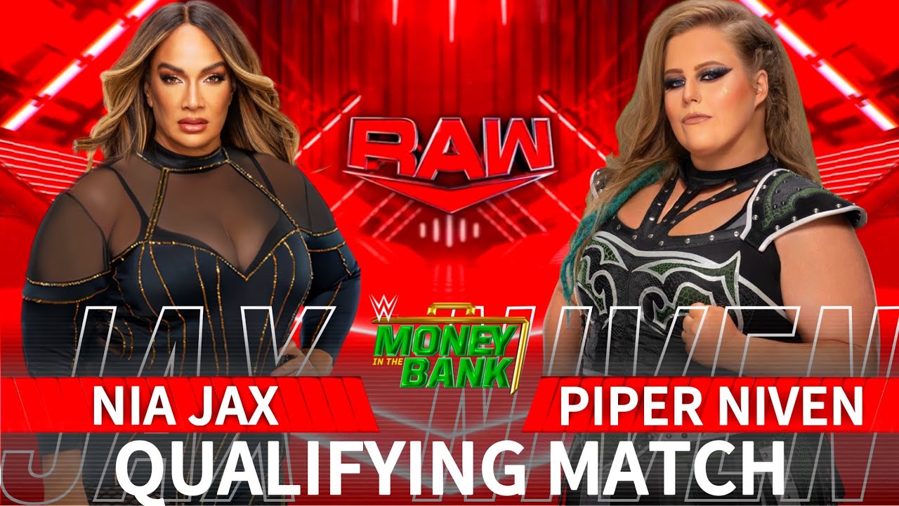 WWE 2K24 Raw : MITB Qualifier - Nia Jax VS Piper Niven - YouTube
