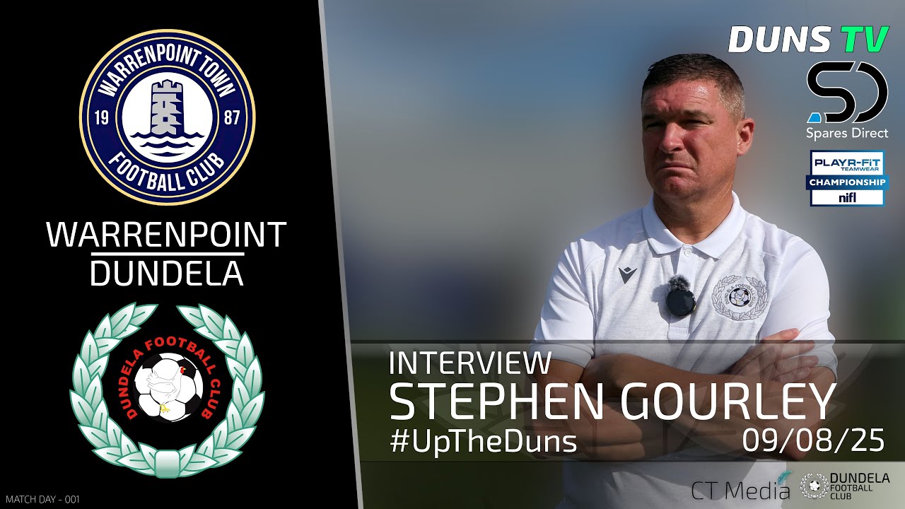 Stephen Gourley Post Match Interview - Warrenpoint Vs Dundela - 9th ...