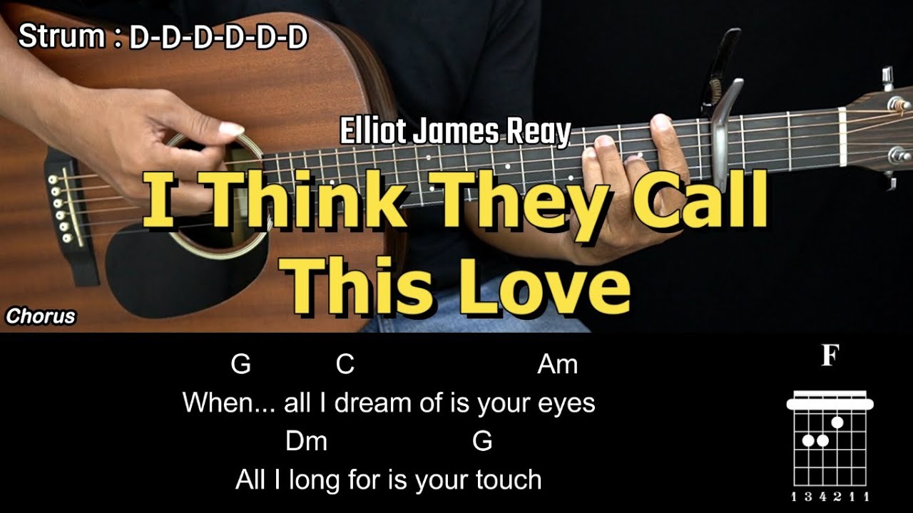 I Think They Call This Love - Elliot James Reay | EASY Guitar Tutorial ...