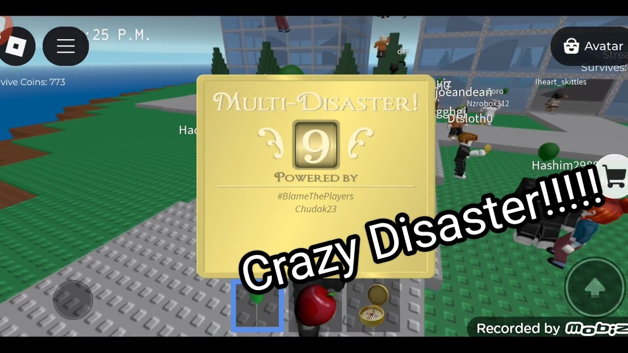 i survived the crazy Multi-Disasters in Natural Disaster Survival ...