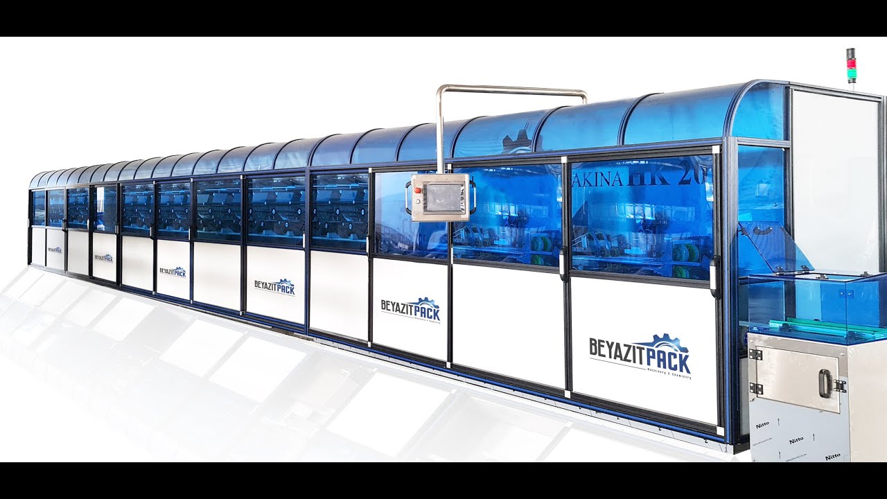 20 Rolls Full Automatic Non Stop Wet Wipes Machine - YouTube