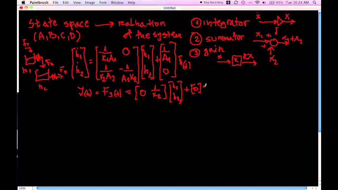 Che576 UofA Lecture 1- Realization of state space model with summation ...