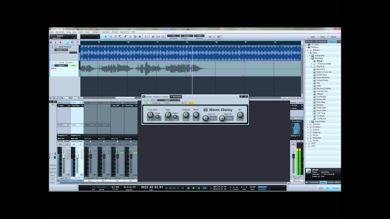 Studio One - Delay Automation - YouTube