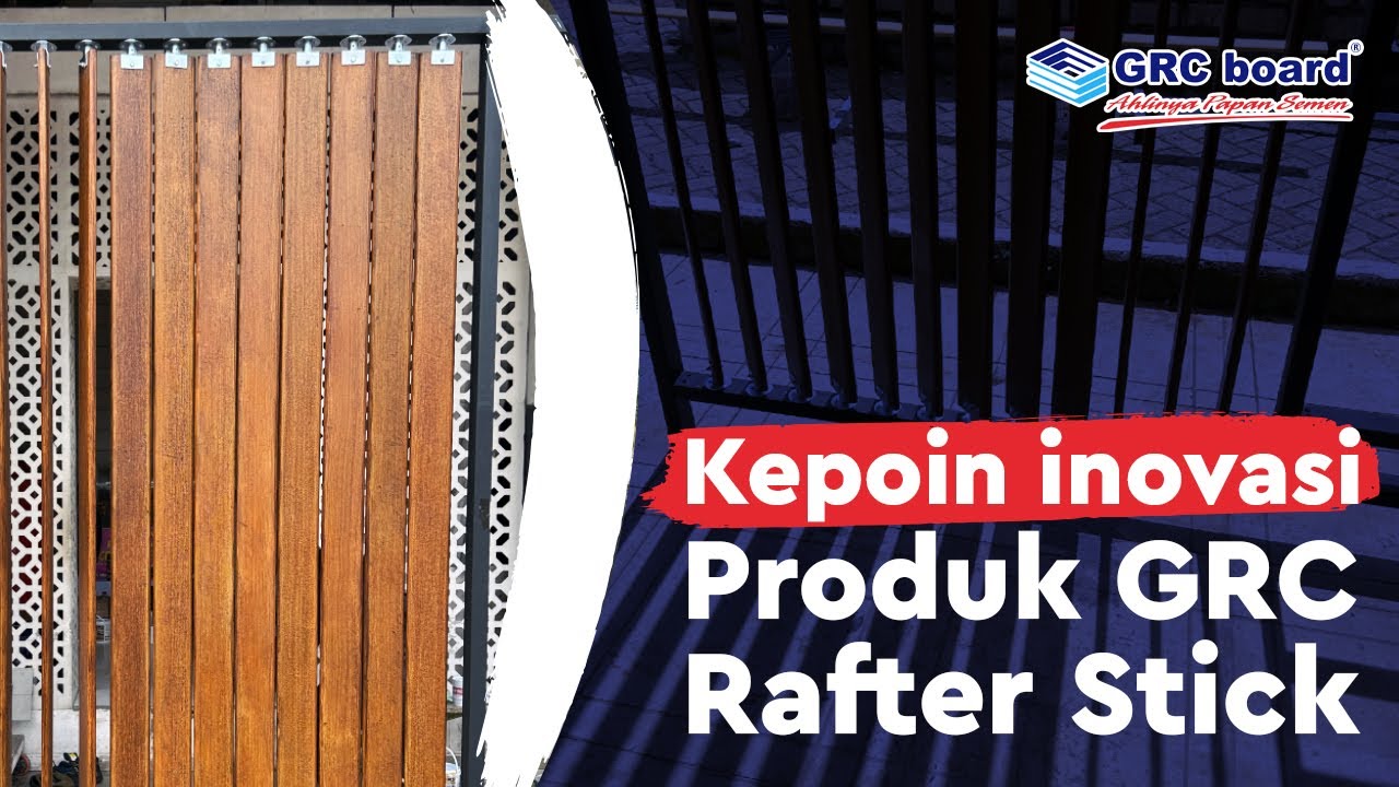 INSTALASI GRC RAFTER STICK WORKSHOP CITEUREUP - YouTube