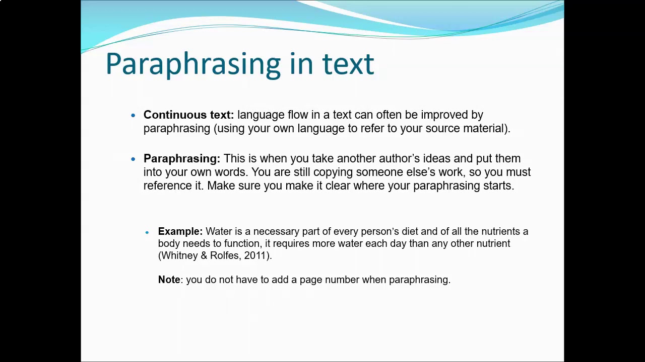 Source referencing tutorial - YouTube