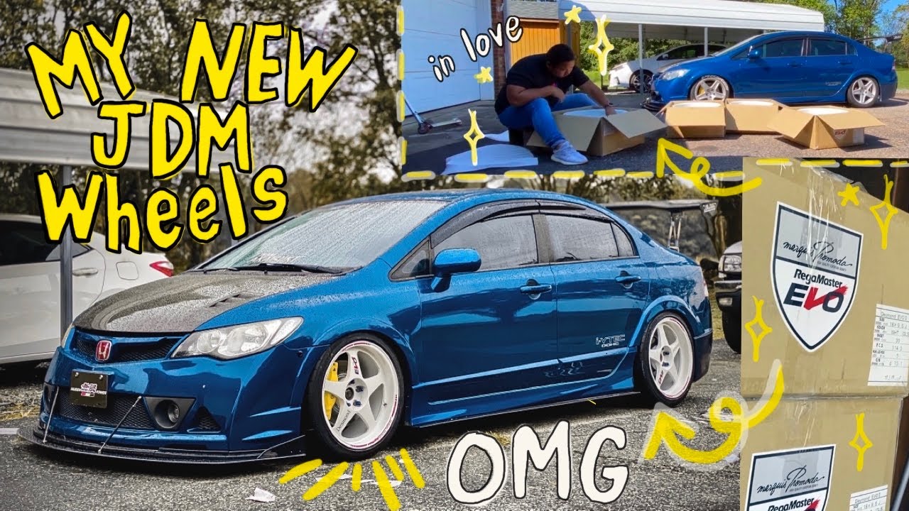 New JDM Wheel Setup | Team Tensei Adventures | Desmond Regamaster Evo ...