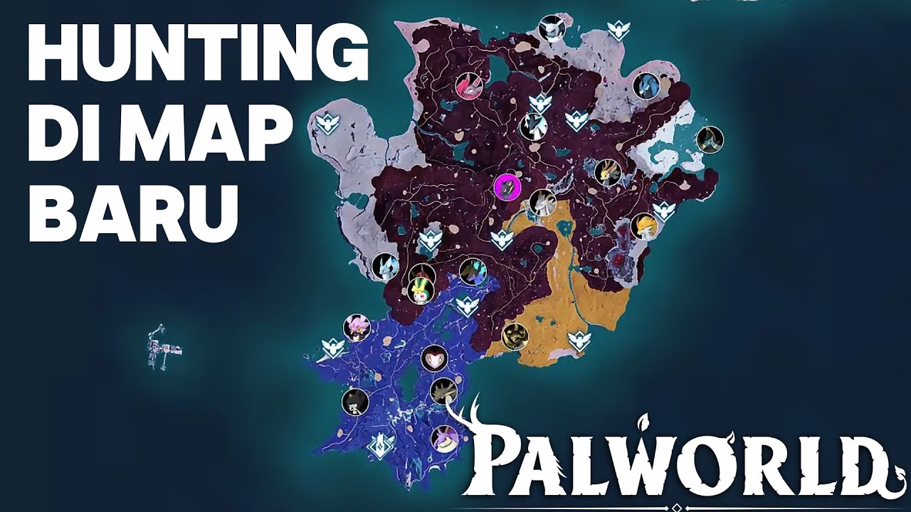 🔴BUKA AREA MAP BARU PALWORLD - YouTube