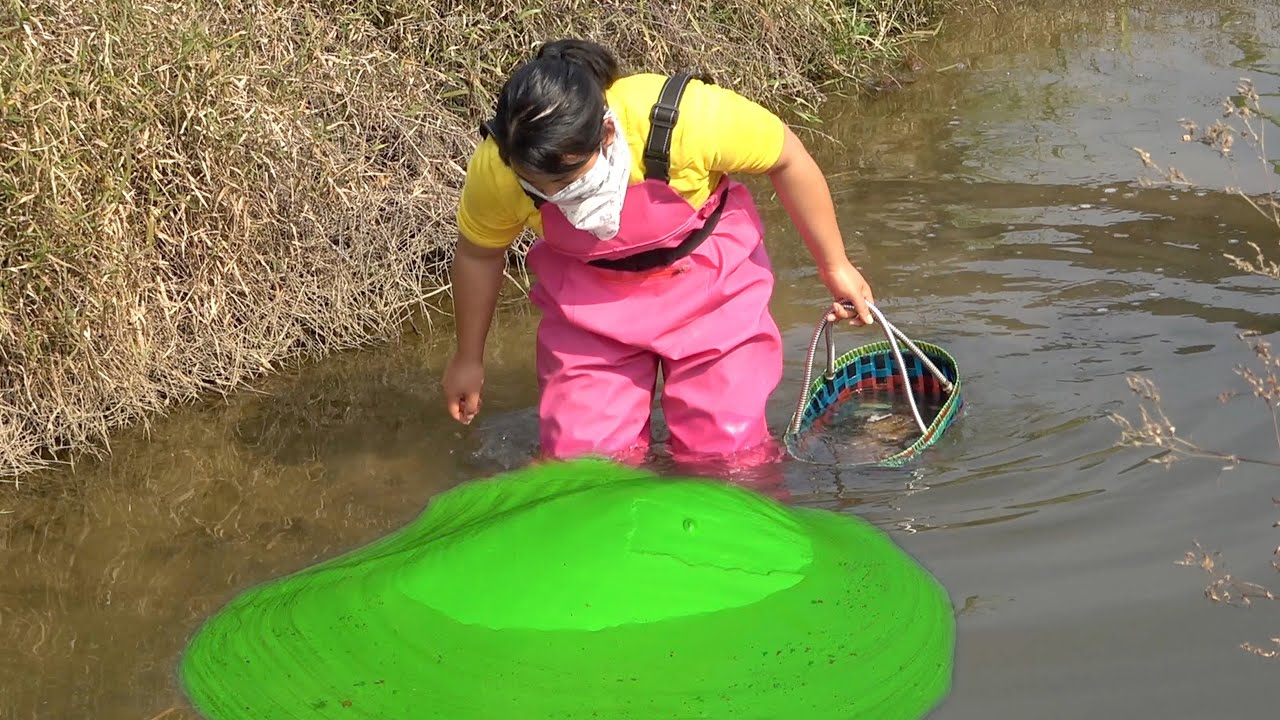 march forward courageously! The girl captured a mutated giant clam and ...