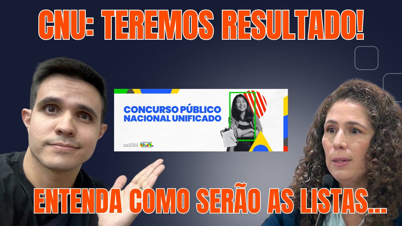 Resultado CNU confirmado: saiba como serão as listas de aprovados! - YouTube
