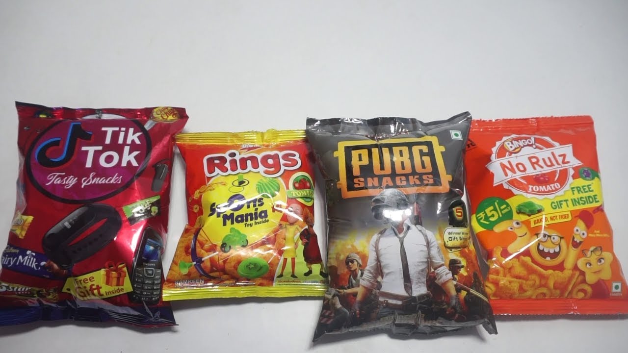 Top 4 Best Pubg Snacks,Tik Tok Snacks,Mouto Patlu Rings and No Rulz ...