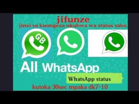 jifunze jinsi ya kuongeza urefu wa status kwenye WhatsApp yako.