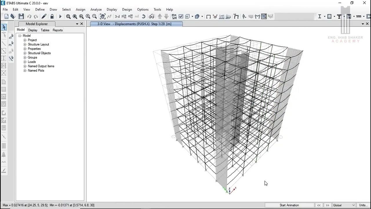 Pushover Analysis In Etabs - YouTube