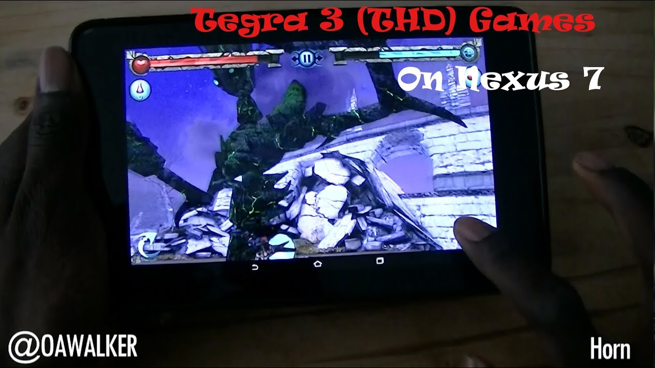 Tegra 3 (THD) Games On Nexus 7 - YouTube
