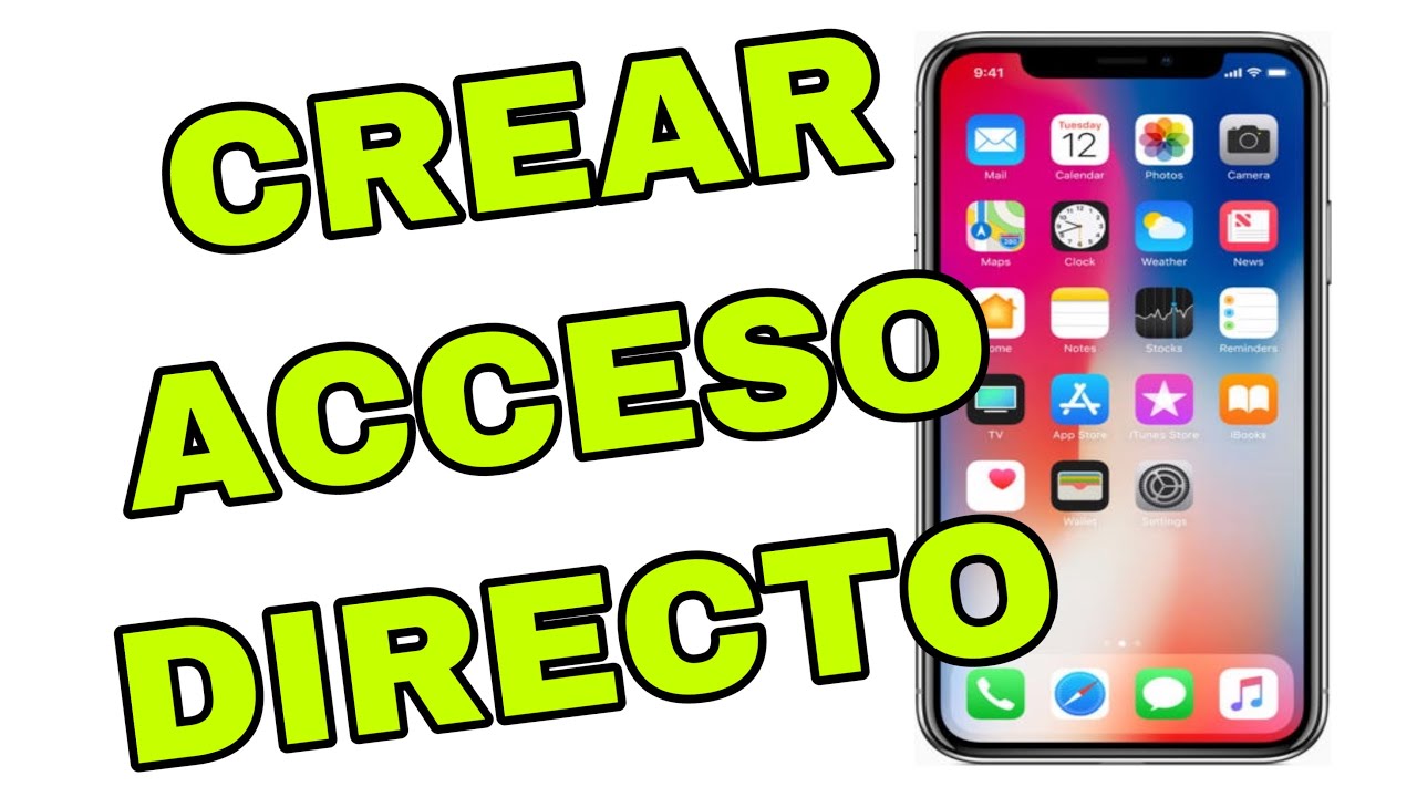 COMO CREAR UN ACCESO DIRECTO DE UNA PÁGINA WEB EN IPHONE - YouTube