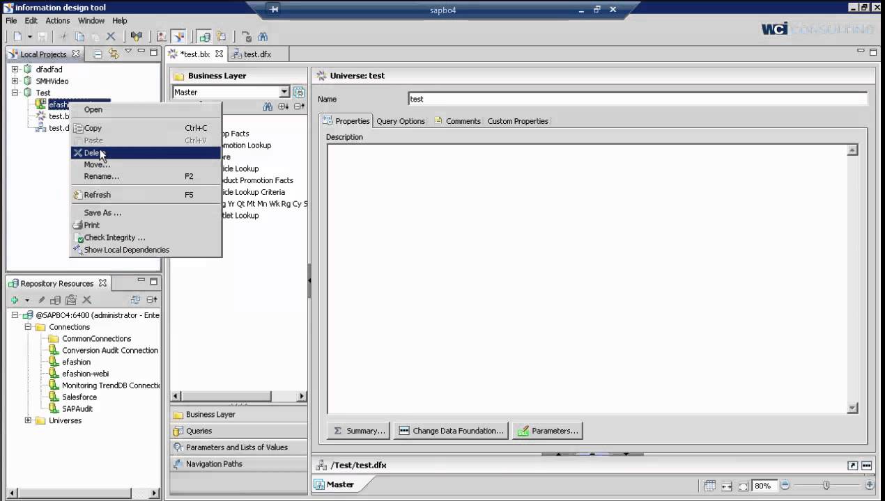 Tips & Tricks for Information Design Tool (IDT) SAP BusinessObjects 4.0 Tutorial - YouTube