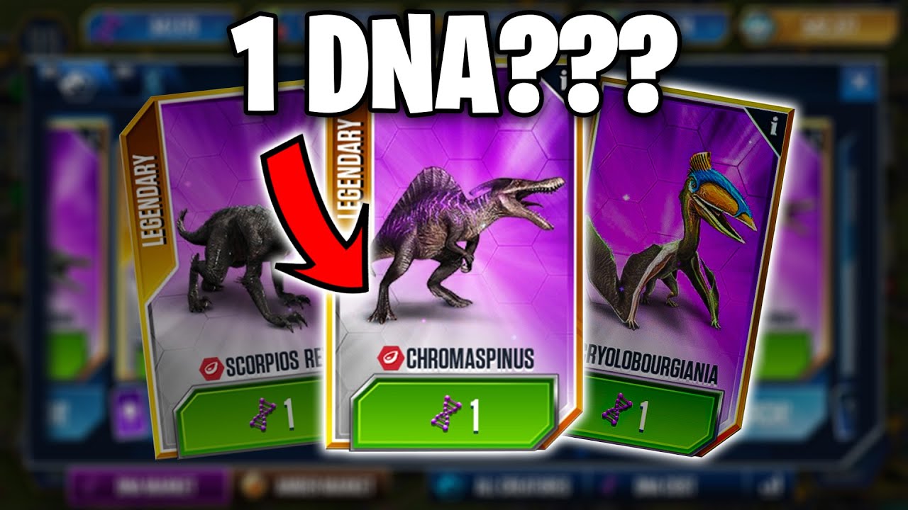 DINO HYBRIDS 1 DNA 99 in JURASSIC WORLD THE GAME! - YouTube