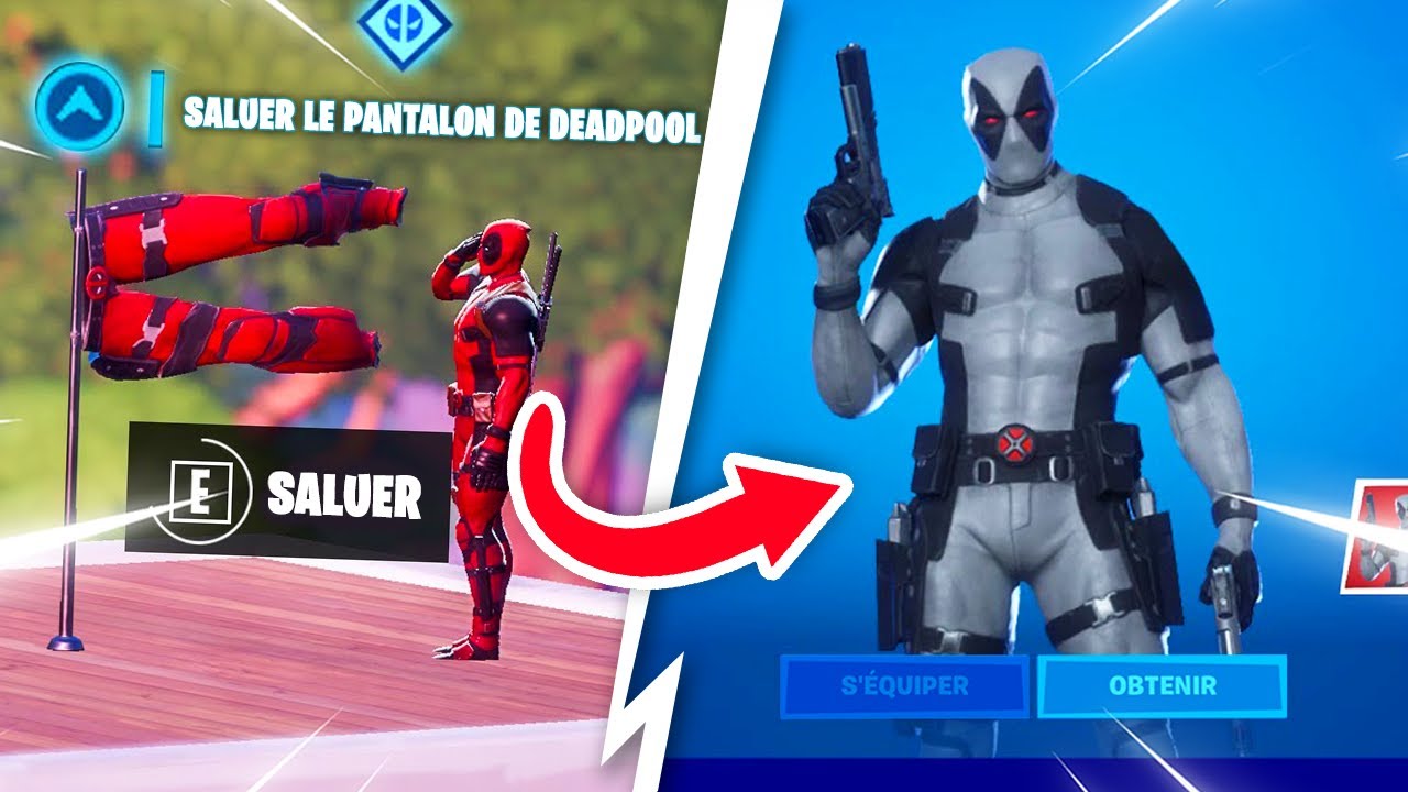 COMMENT OBTENIR LE SKIN DEADPOOL X-FORCE sur FORTNITE !! - YouTube