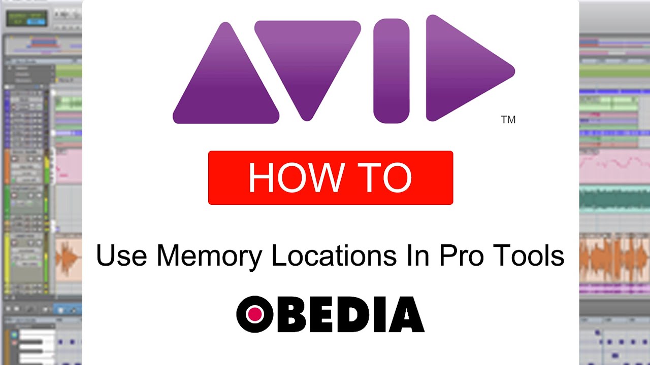 Pro Tools: how to use memory locations in Pro Tools - YouTube