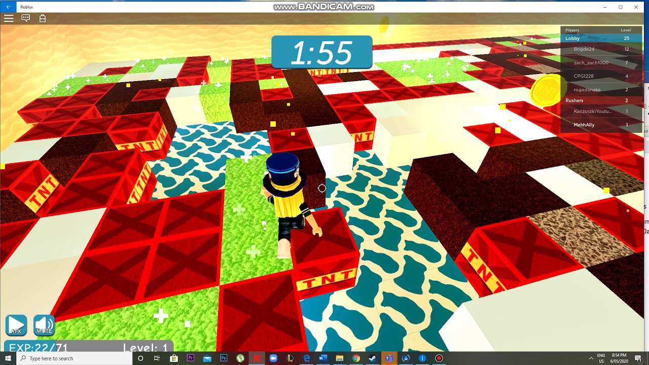 Exploding While Running In ROBLOX TNT RUSH! - YouTube